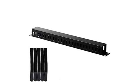 Acconet Server Rack Cable Management Bracket 1u Black — Network Computer Wireless