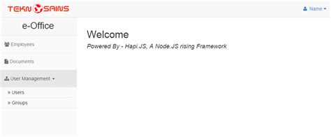 Github Teknosainshapi Project Sample Project Of Nodejs With Hapijs
