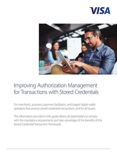 Stored Credential Transaction Framework Vbs 10 May 17 Pdf Visa Inc Payments