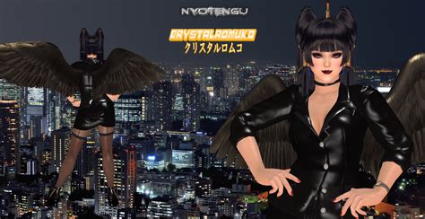 D O A Nyotengu Black Business Suit Mod By Crystalromuko On Deviantart