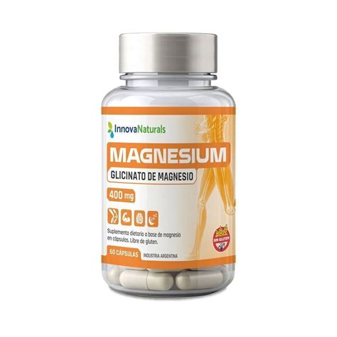 Glicinato De Magnesio Innova Naturals 60 Capsulas