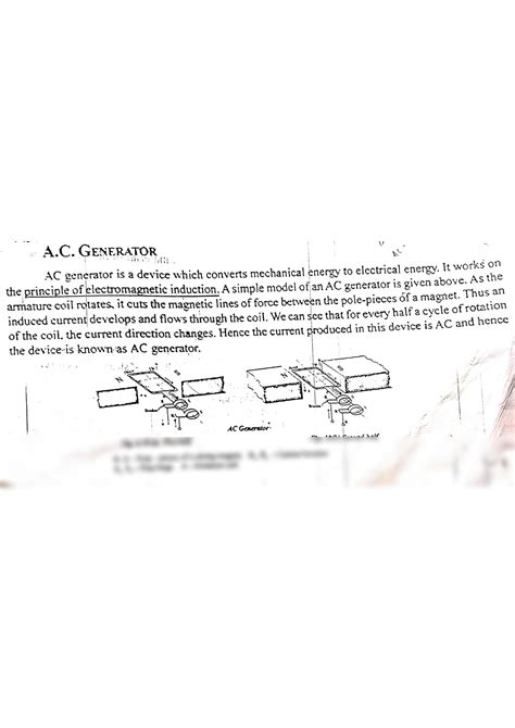 SOLUTION Ac Generator A Detailed Description With Diagram Studypool