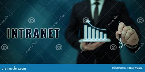 Conceptual Caption Intranet Internet Concept Local Or Restricted