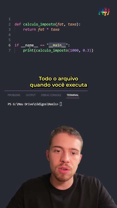 If Name Main Explicado Em Python Shorts Youtube