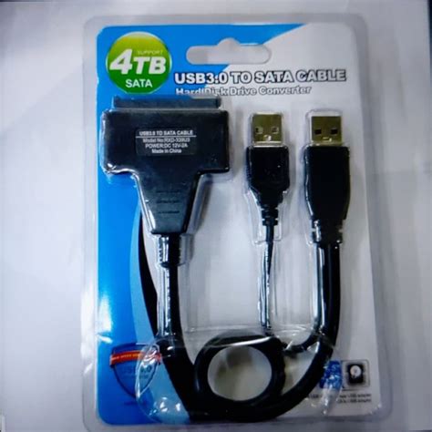 Jual Hard Disk Driver Converter Usb 3 0 To Sata Cable 4tb Shopee Indonesia