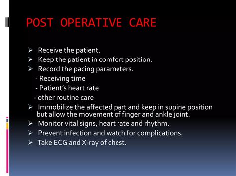 Pacemaker Powerpoint Presentation Med Surg Ppt