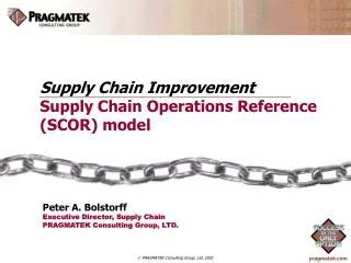 PPT Supply Chain Operations Reference Model SCOR PowerPoint Presentation ID