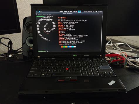 My First Thinkpad Corebooted X200 Running Debian Ill Install Gentoo On It When I Get A New
