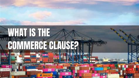 What Is The Commerce Clause