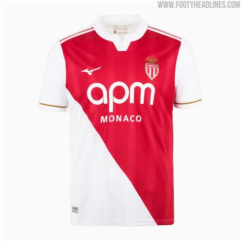 Mizuno As Monaco 25 26 Home Away And Third Kits Released No More Kappa