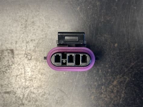 LS Crank Cam And MAP Sensor Connector Black PT Motorsport