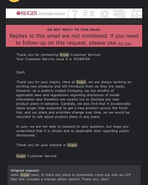 I Read This As An Lcp Max With Manual Safety Is In The Works Thoughts R Ruger