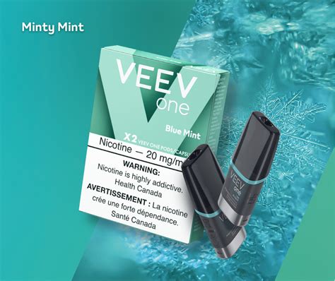 Buy Veev One Blue Mint Pods Minty Mint Veev Canada