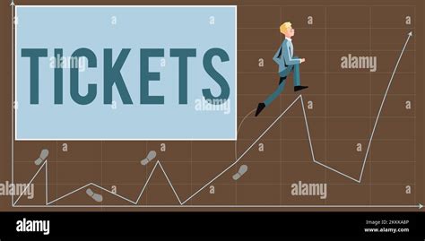 Text Caption Presenting Tickets Business Approach Small Paper Bought To Provide Access To