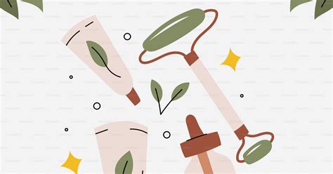 녹색 잎과 로션 한 병이 있는 흰색 배경 벡터 Unsplash의 아름다움 이미지