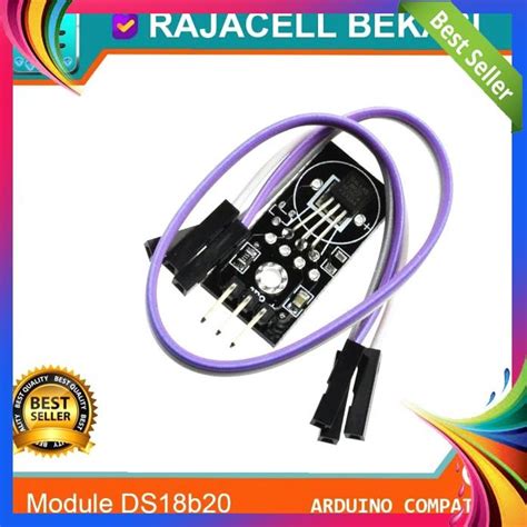 Jual Module Ds18b20 Sensor Suhu Dallas 18b20 Thermal Digital Sensor