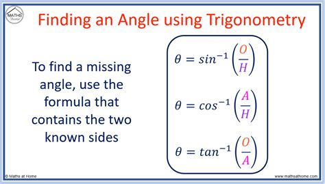 How To Find A Missing Angle In A Right Angled Triangle