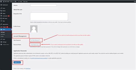 Reset The Password Of The Customer Through The WordPress Admin WP Travel
