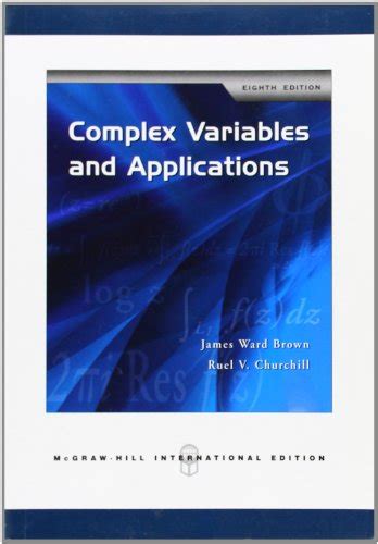 Complex Variables And Applications Brown James Ward Churchill Ruel