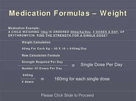 Introduction To Medication Calculations