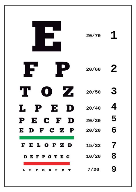 Eye Chart In Illustrator Pdf Download