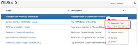 Managing Widgets In The Code 192 Alpana Dashboard Server Code192 Alpana Dashboard Platform