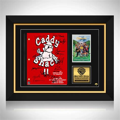 Caddyshack Ii Transcript Limited Signature Edition Custom Frame Rare T