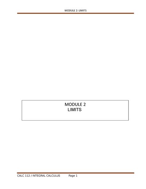 2 calc 111 module 2 wk 2 3 module 2 limits module 2 it contains the topic about “limits