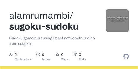 Github Alamrumambisugoku Sudoku Sudoku Game Built Using React Native With 3rd Api From Sugoku