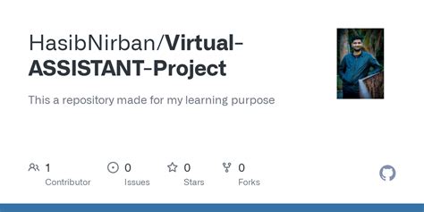 Github Hasibnirbanvirtual Assistant Project This A Repository Made For My Learning Purpose
