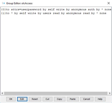 Ldapviewer Help Group Editor