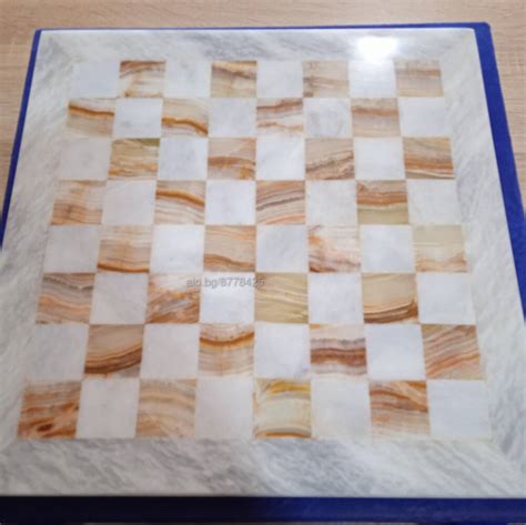 Шах от мрамор и оникс Аксесоари Добрич Продавам шах изработен от естествен камък мрамо