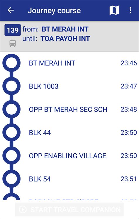 Mavis App Stop List And Arrival Timings Land Transport Guru