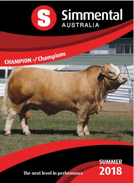 2018 Cover Simmental Australia