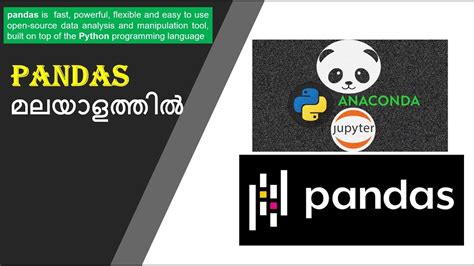 introduction to pandas in malayalam youtube