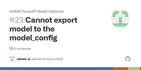 Cannot Export Model To The Modelconfig · Issue 23 · Nvidiatensorrt Model Optimizer · Github