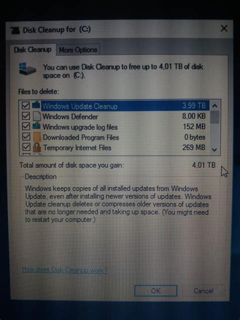 Wanted To Run A Disk Cleanup On My Dad S Laptop Which Has A 500GB HDD When Suddenly R