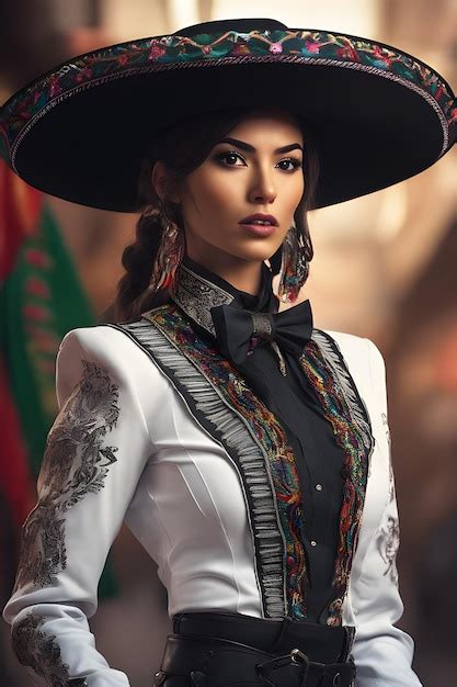 Premium Ai Image Perfect Photo Of A Mexican Model Wearing A Mexican