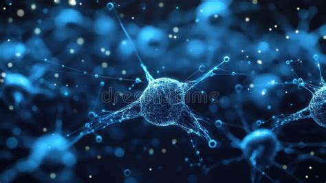 Molecular Simulation Of Protein Folding Driven By Ai Technology Stock