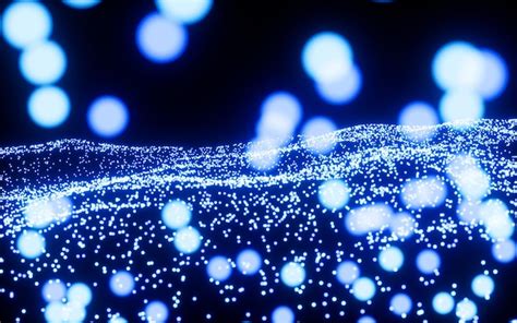 Premium Photo Abstract Glowing Particles 3d Rendering