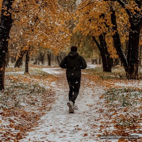 Ai创作图暖冬健身 慢跑高清图片 深秋黄叶白雪 跑步的人背影 奔跑的背影 秋季下雪 奔跑背影 金色树叶小路落叶行人 晚秋初雪 深秋白雪黄叶 秋天的体育 秋天雪 跑步锻炼身体 深秋初雪 初雪冬天