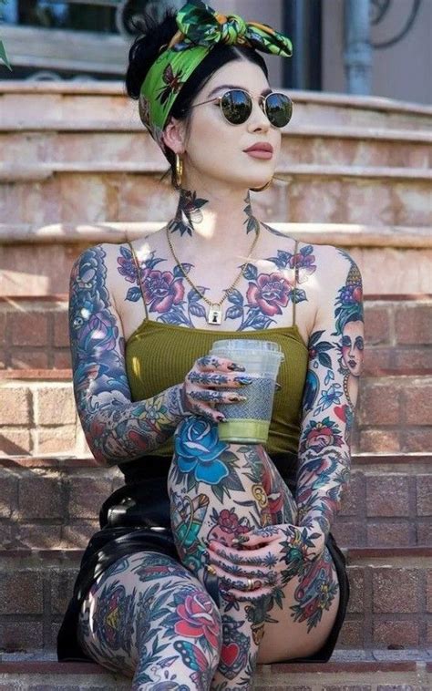 Pin By A J Lebowski On Tattoo1892 Tattoed Women Women Tattoos