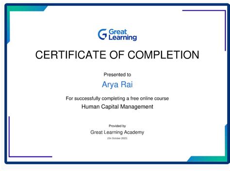 Arya Rai On Linkedin Greatlearningacademy Greatlearning Glacertificate