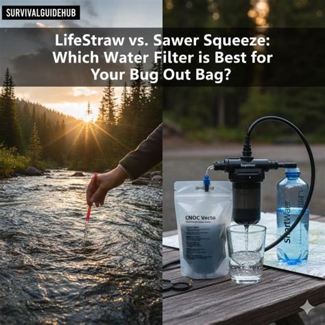 Lifestraw Vs Sawyer Squeeze Which Water Filter Is Best For Your Bug