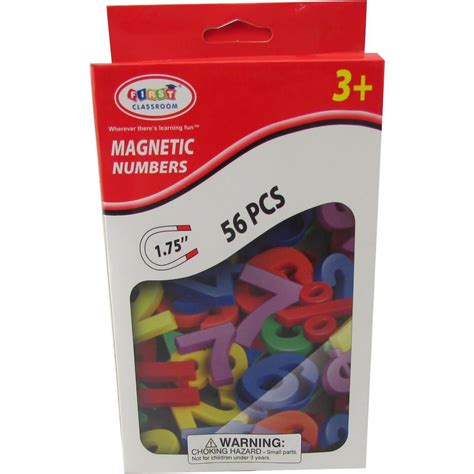 First Classroom Magnetic Numbers 56pc Tates Toys Australia The