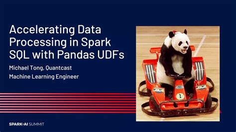 Accelerating Data Processing In Spark Sql With Pandas Udfs Ppt