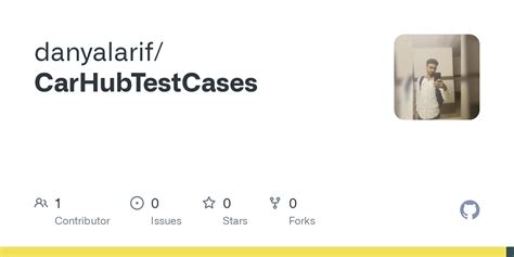 github danyalarif carhubtestcases