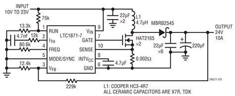 design note 371 high efficiency 2 phase boost converter minimizes