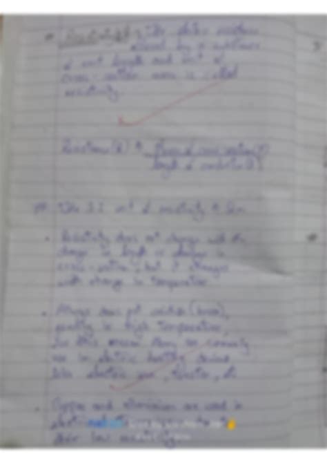 SOLUTION Class 10 Physics Electricity Notes Studypool