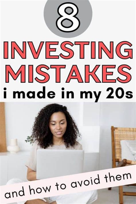 Investing Money In Your 20s 8 Beginner Mistakes And How To Avoid Them Dividends Diversify
